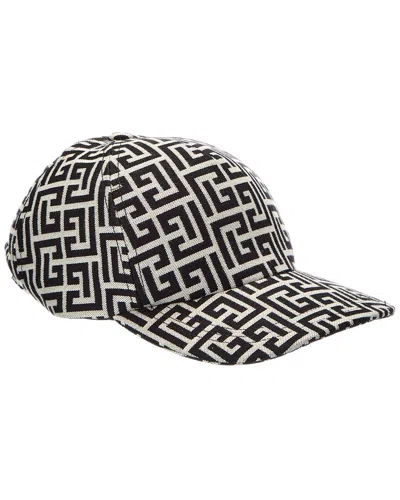 Balmain Monogram Cap In Black | ModeSens