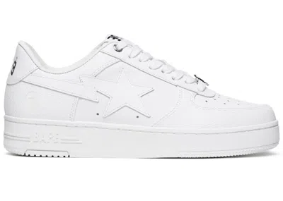 Pre-owned Bape Men's A Bathing Ape Sta Triple (2024) Sneakers In White ...