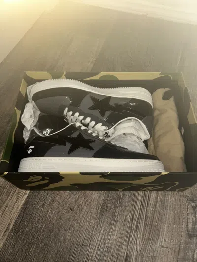 Pre-owned Bape Sta Color Camo Combo Shoes In Black | ModeSens