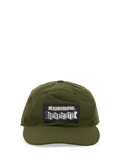 Baracuta X Neighborhood Baseball Hat With Logo In Green | ModeSens