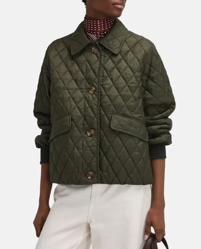 Barbour Alexa Chung X Jamie Quilted Jacket In Green | ModeSens