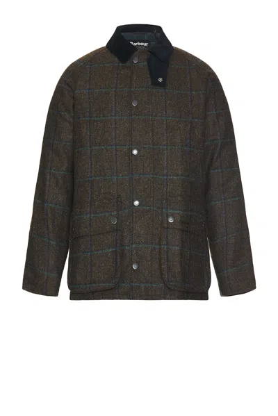 Barbour Bedale Check Wool Jacket In Brown | ModeSens
