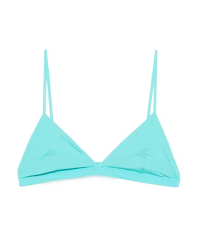 Baserange Triangle-cup Bra In Blue | ModeSens