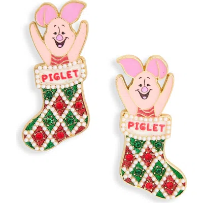 Baublebar X Disney® Piglet Stocking Stud Earrings In Multi | ModeSens