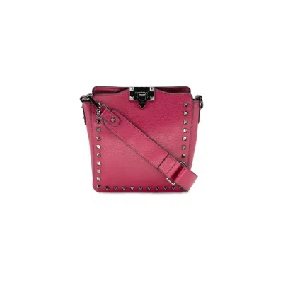 Bc Handbags Women's Studded Crossbody Bag In Fuchsia In Pink | ModeSens