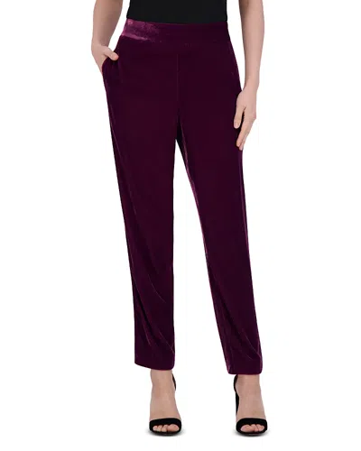 Bcbgmaxazria Velvet Pants In Blackberry | ModeSens
