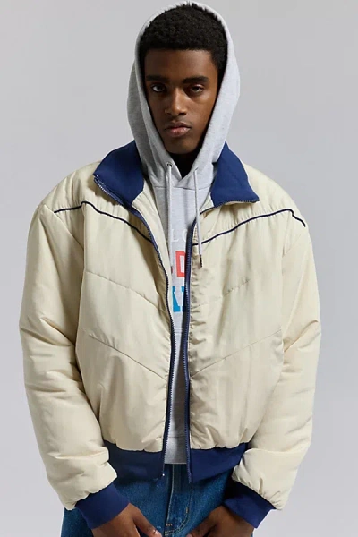 Bdg Western Puffer Jacket In Ivory, Men's At Urban Outfitters | ModeSens