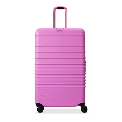 Beis Large Check-in Roller In Matte Berry In Pink | ModeSens