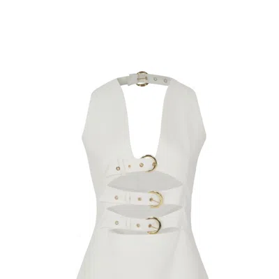 Bèlf Women's Jasmine White Mini Dress | ModeSens