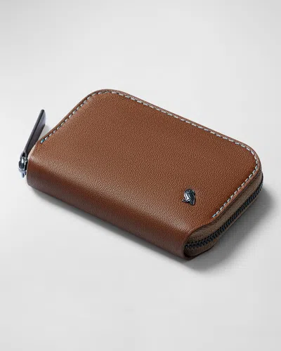 Bellroy Men's Folio Mini Zip Wallet In Hazelnut | ModeSens