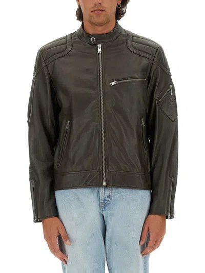 Belstaff Men T Racer Jacket In Brown | ModeSens