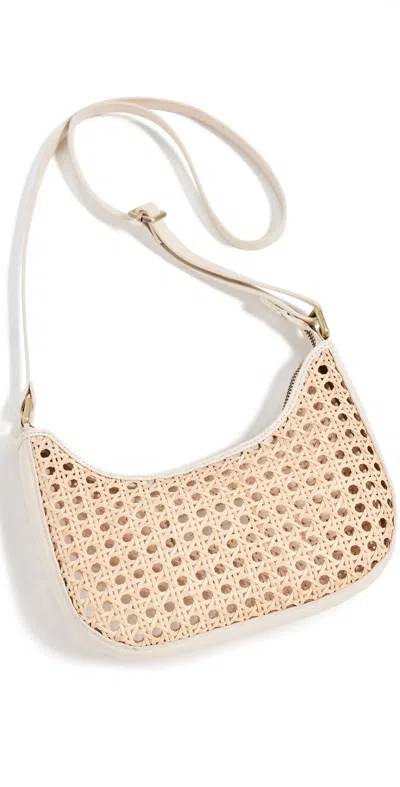 Bembien Cream Rattan Mini Sling Bag Cream Rattan | ModeSens