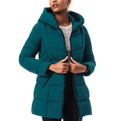Bernardo Fab Funnel Quilted Puffer Jacket In Blue | ModeSens