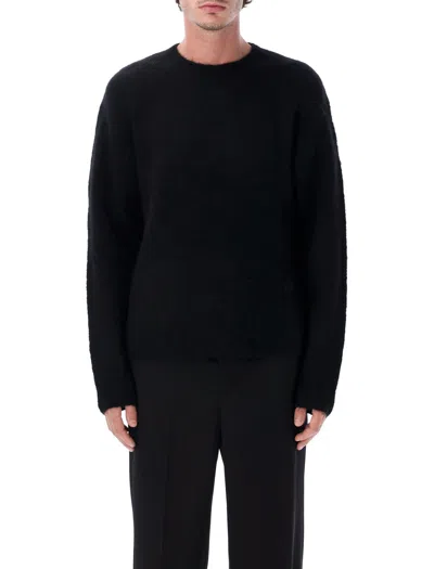 Berner Kuhl Alpaca Drop Crew Knitwear In Black | ModeSens