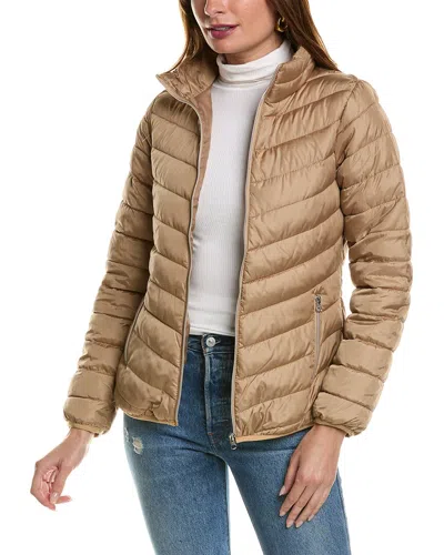 Big Chill Chevron Quilted Jacket In Brown | ModeSens