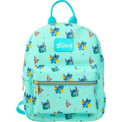 Bioworld Kids' Mini Stitch Backpack In Blue Aqua | ModeSens