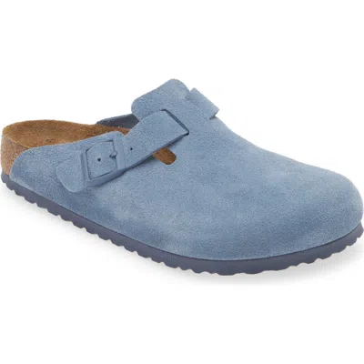Birkenstock Boston Soft Clog In Elemental Blue | ModeSens