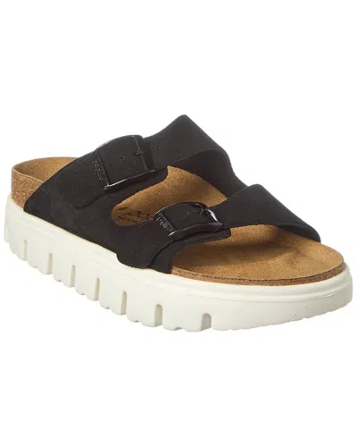 Birkenstock Papillio By Arizona Chunky Suede Sandal In Black | ModeSens