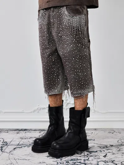 Birth Of Royal Child Unisex Redial 20k Diamond Jorts In Brown | ModeSens