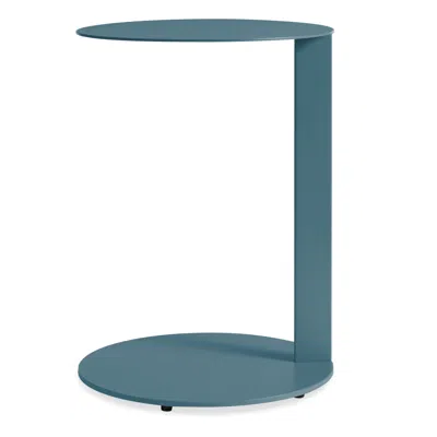 Blu Dot Note Side Table In Marine Blue | ModeSens