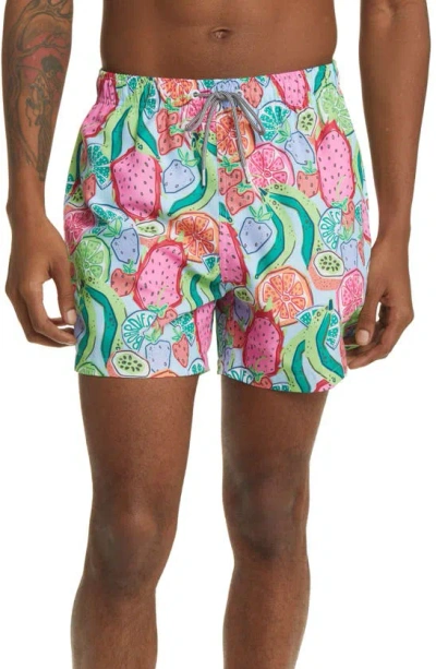 Boardies Ice & Slice Swim Trunks In Blue/green/pink Multi | ModeSens