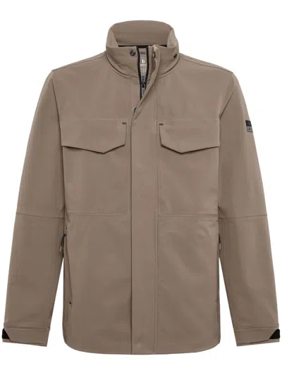 Boggi Milano B Tech Recycled Technical Fabric Field Jacket In ブラウン ...