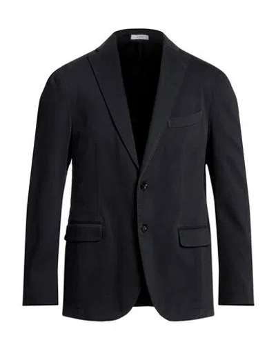 Boglioli Man Blazer Navy Size 44 Cotton, Elastane In Navy Blue | ModeSens