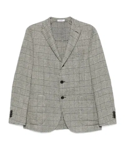 Boglioli Prince Of Wales Check-pattern Blazer In Gray | ModeSens
