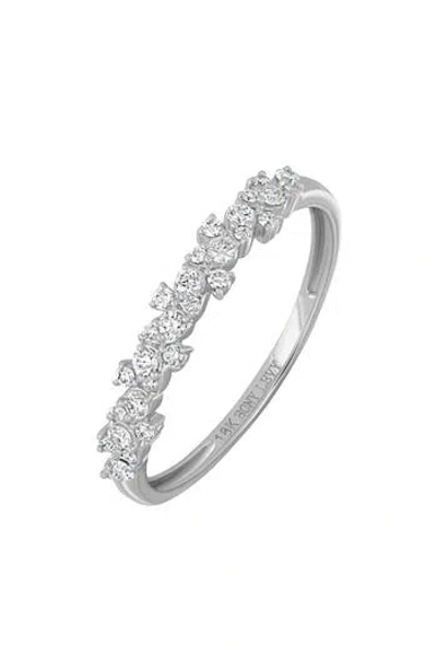 Bony Levy Getty Diamond Stacking Ring In 18k White Gold | ModeSens