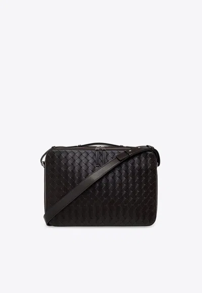 Bottega Veneta Slim Getaway Intrecciato Leather Briefcase In Fondant ...