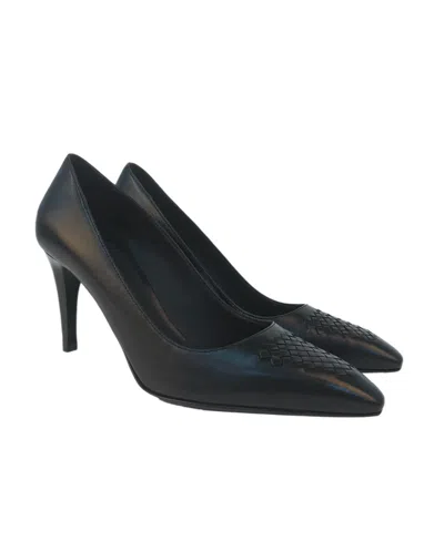 Bottega Veneta Weave High Heels In Black | ModeSens