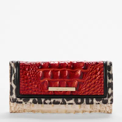 Brahmin Cordelia Wallet Radiant Red Solarium In Radiantred | ModeSens