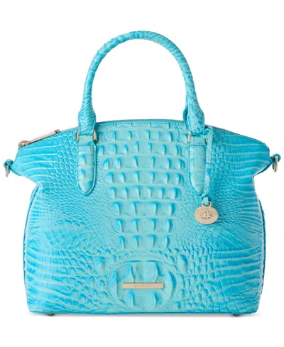 Brahmin Duxbury Leather Satchel In Tropic Blue | ModeSens