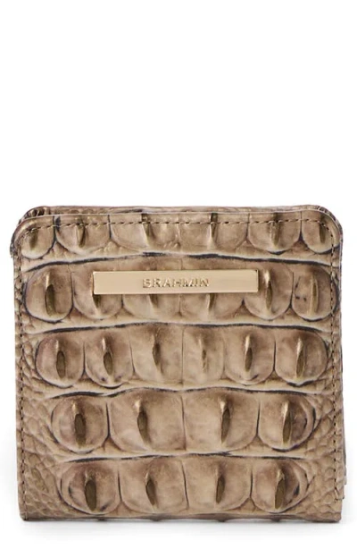Brahmin Jane Croc Embossed Leather Bifold Wallet In Brindle | ModeSens