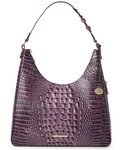 Brahmin Tabitha Melbourne Leather Shoulder Bag In Passion Purple | ModeSens