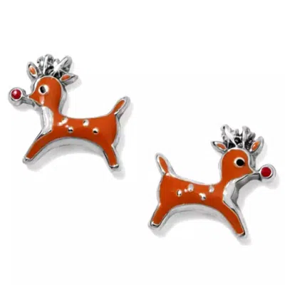 Brighton Women's Santa's Reindeer Mini Post Earrings In Silver | ModeSens