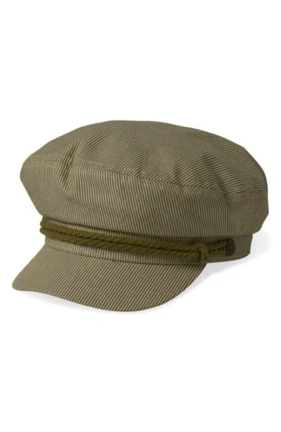 Brixton Fiddler Fisherman Cap In Sea Kelp/ Oat Milk | ModeSens