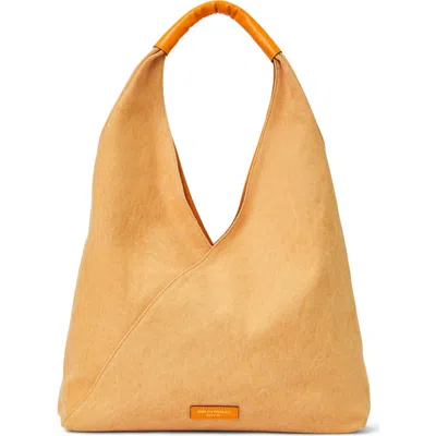 Bruno Magli Mirabella Twill Tote Bag In Mandarin | ModeSens
