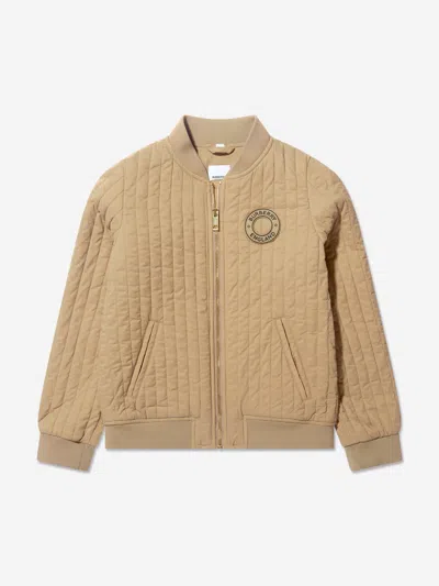 Burberry Kids' Boys Jago Zip Up Jacket In Beige | ModeSens
