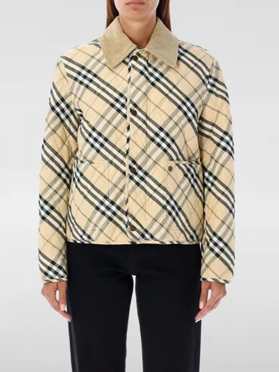Burberry Coat Woman Color Beige | ModeSens
