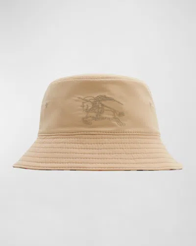 Burberry Kid's Check-lined Reversible Bucket Hat In Sand Check | ModeSens Burberry Kid's Check-lined Reversible Bucket Hat In Sand Check | ModeSens