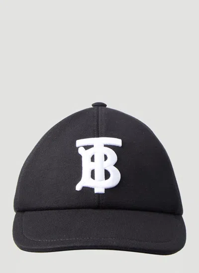 Burberry Men Tb Monogram Baseball Cap In Black | ModeSens