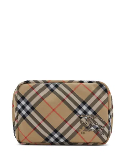 Burberry Nova Check Travel Bag In Brown | ModeSens