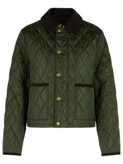Burberry Padded Green Polyamide Jacket | ModeSens