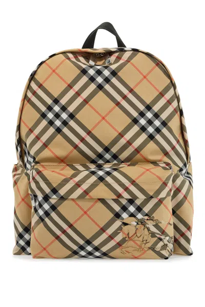 Burberry Point Checkpoint Backpack In Beige | ModeSens