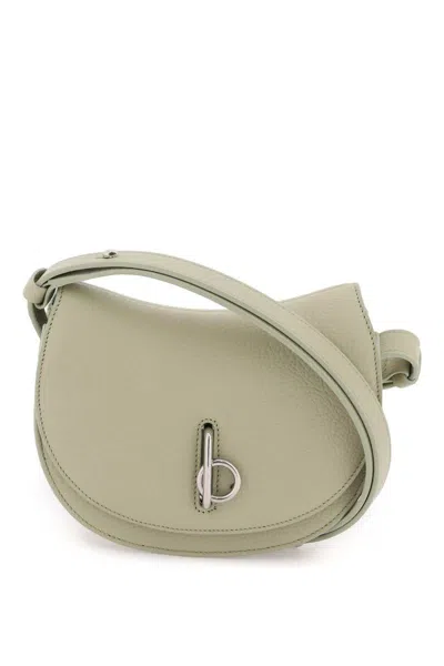 Burberry Mini Rocking Horse Leather Shoulder Bag In Verde | ModeSens