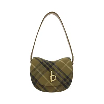 Burberry Mini Rocking Horse Crossbody Bag In Brown | ModeSens