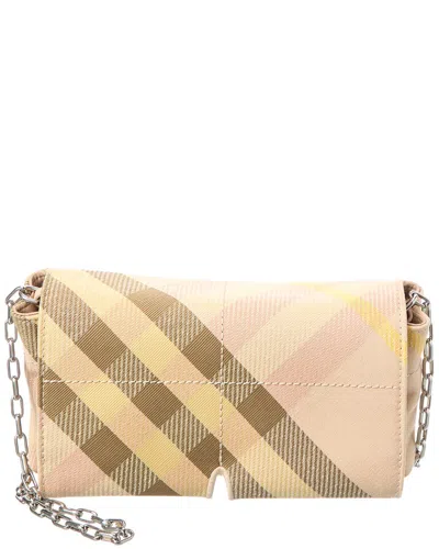 Burberry Snip Mini Canvas Wallet On Chain | ModeSens