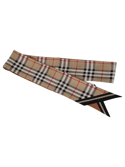 Burberry Vintage Check Ble Ribbon In Archive Beige | ModeSens