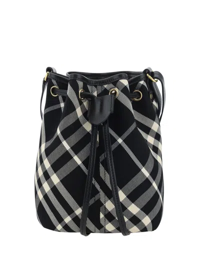 Burberry Mini Check Bucket Bag In Multicolor | ModeSens
